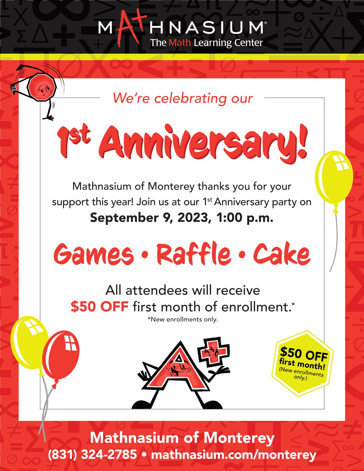 Community events with Monterey - Mathnasium