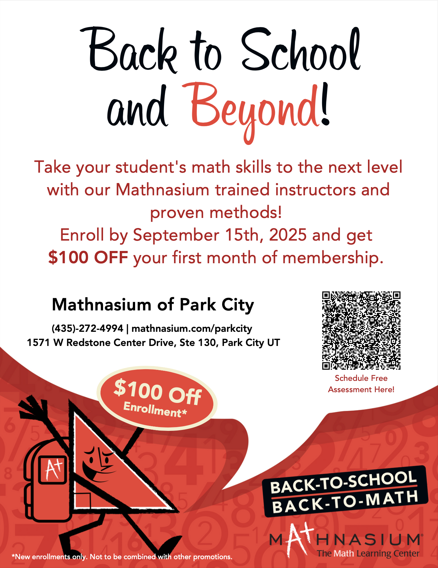 Mathnasium of Park City, UT Promotions