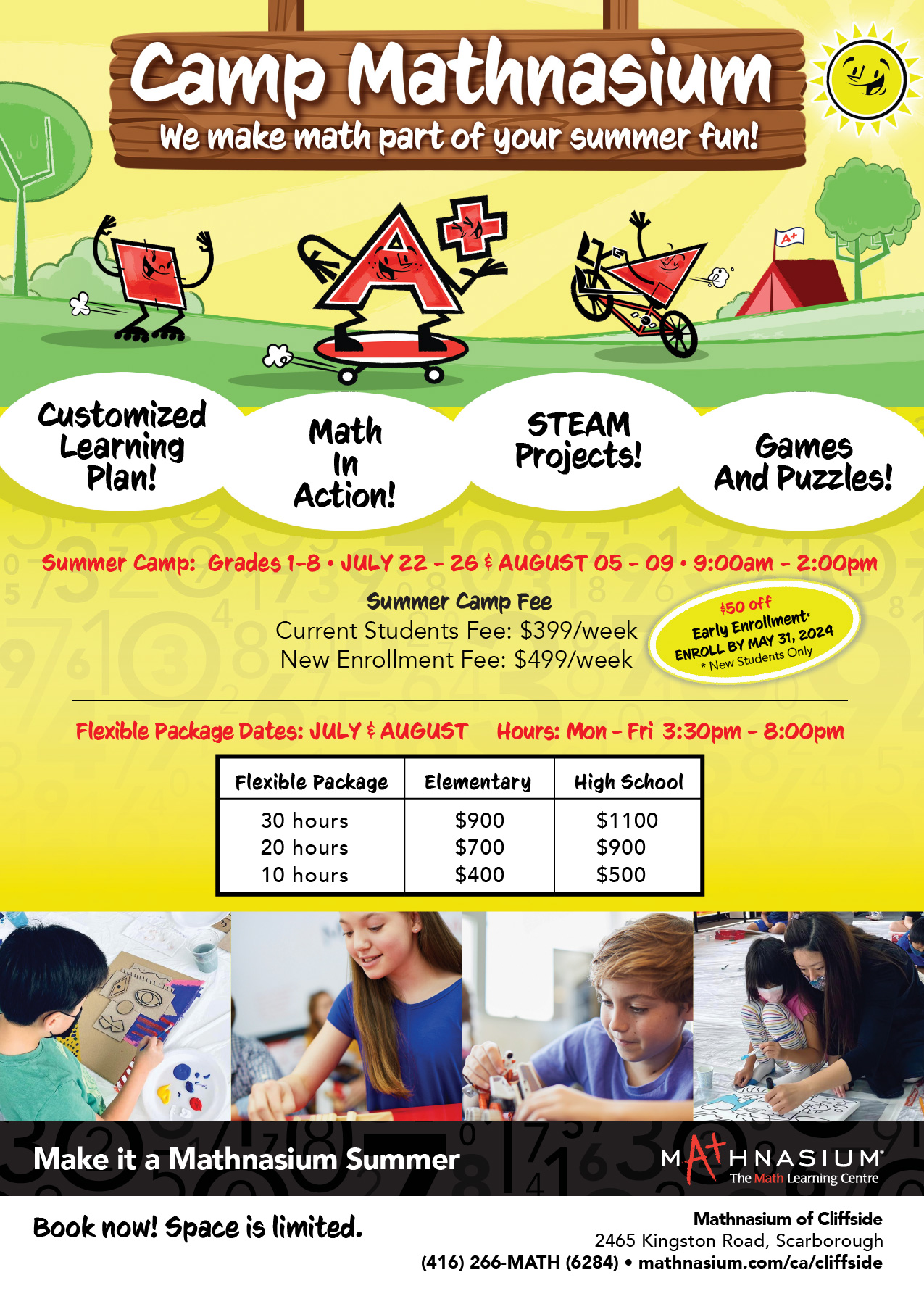 Mathnasium of Cliffside, ON Promotions
